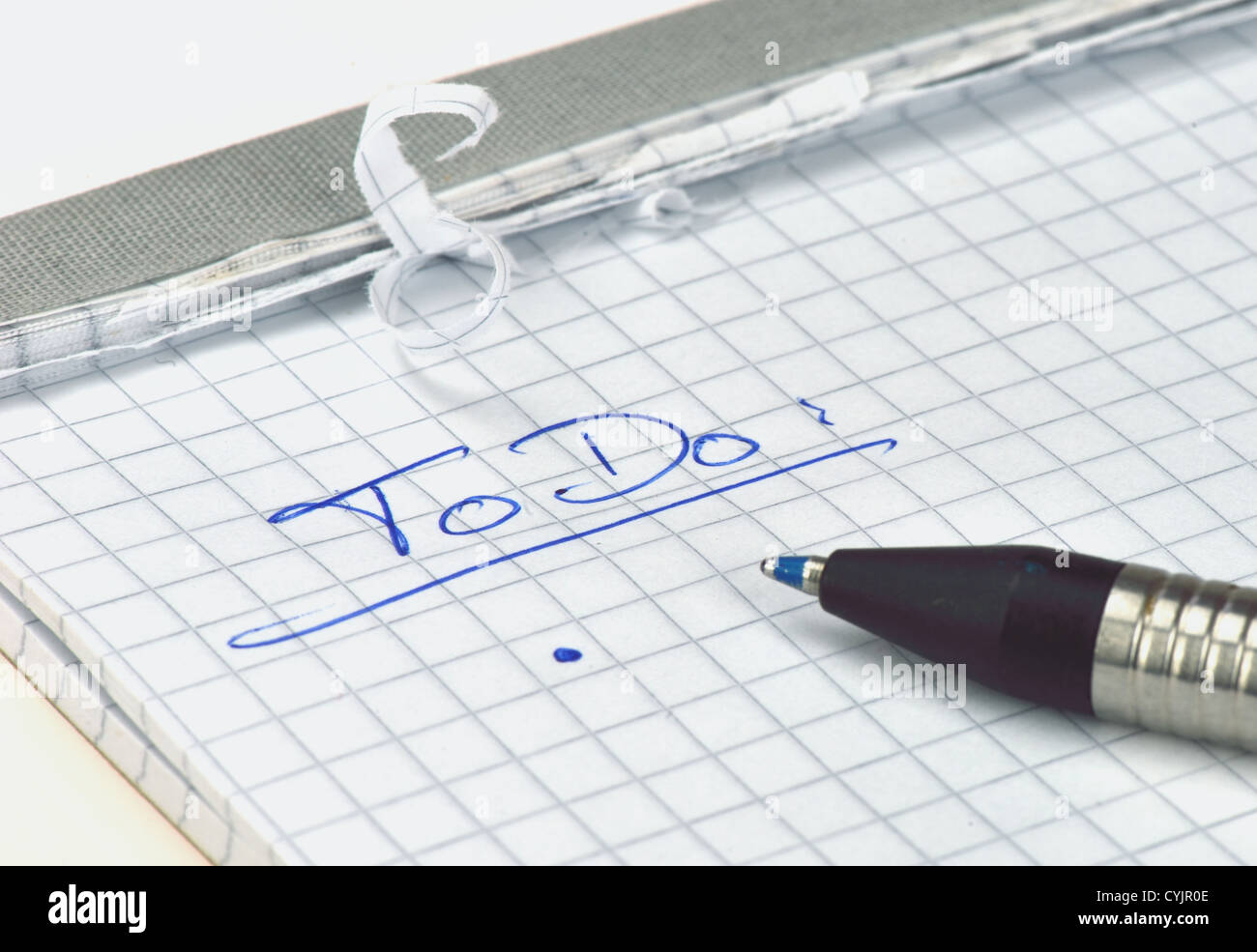 Create a todo list Stock Photo - Alamy