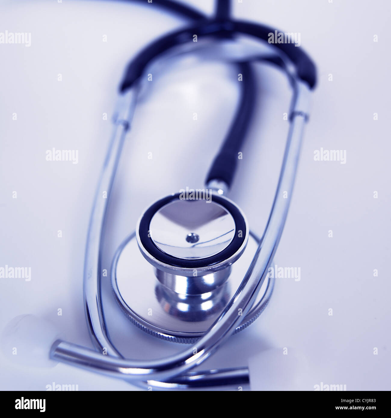 Medical stethoscope closeup Stock Photo - Alamy