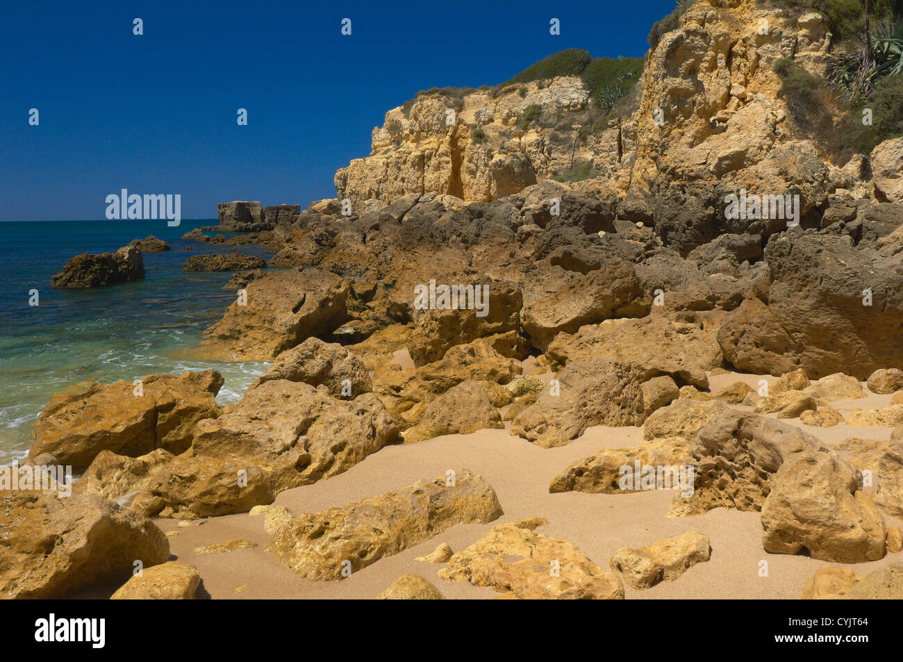 Do Castelo Beach, Albufeira, Praia Do Castelo, Algarve, Portugal ...