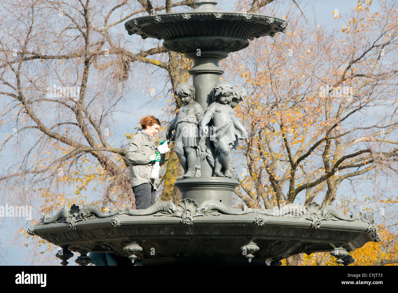 Canada, Quebec, Quebec City. Historic Old Quebec City (upper). Fall ...