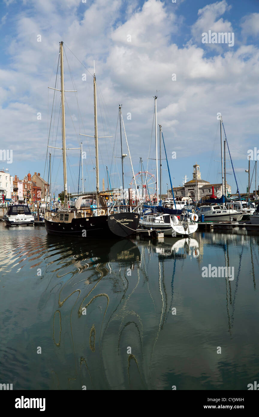 The Black Phantom moored up at Ramsgate Marina, Kent Stock Photo - Alamy