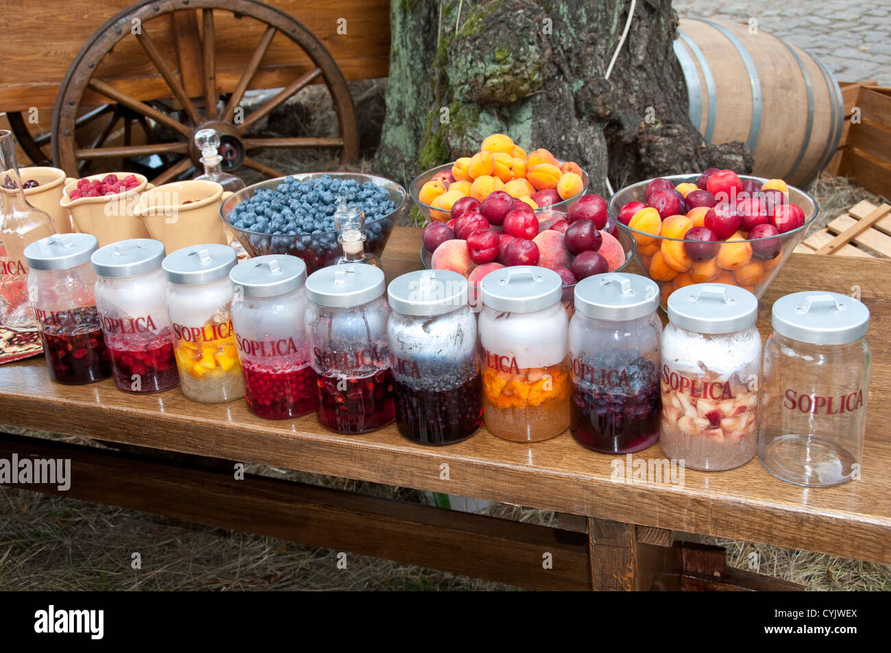 Traditional Polish alcohol, Malbork, Poland Stock Photo - Alamy