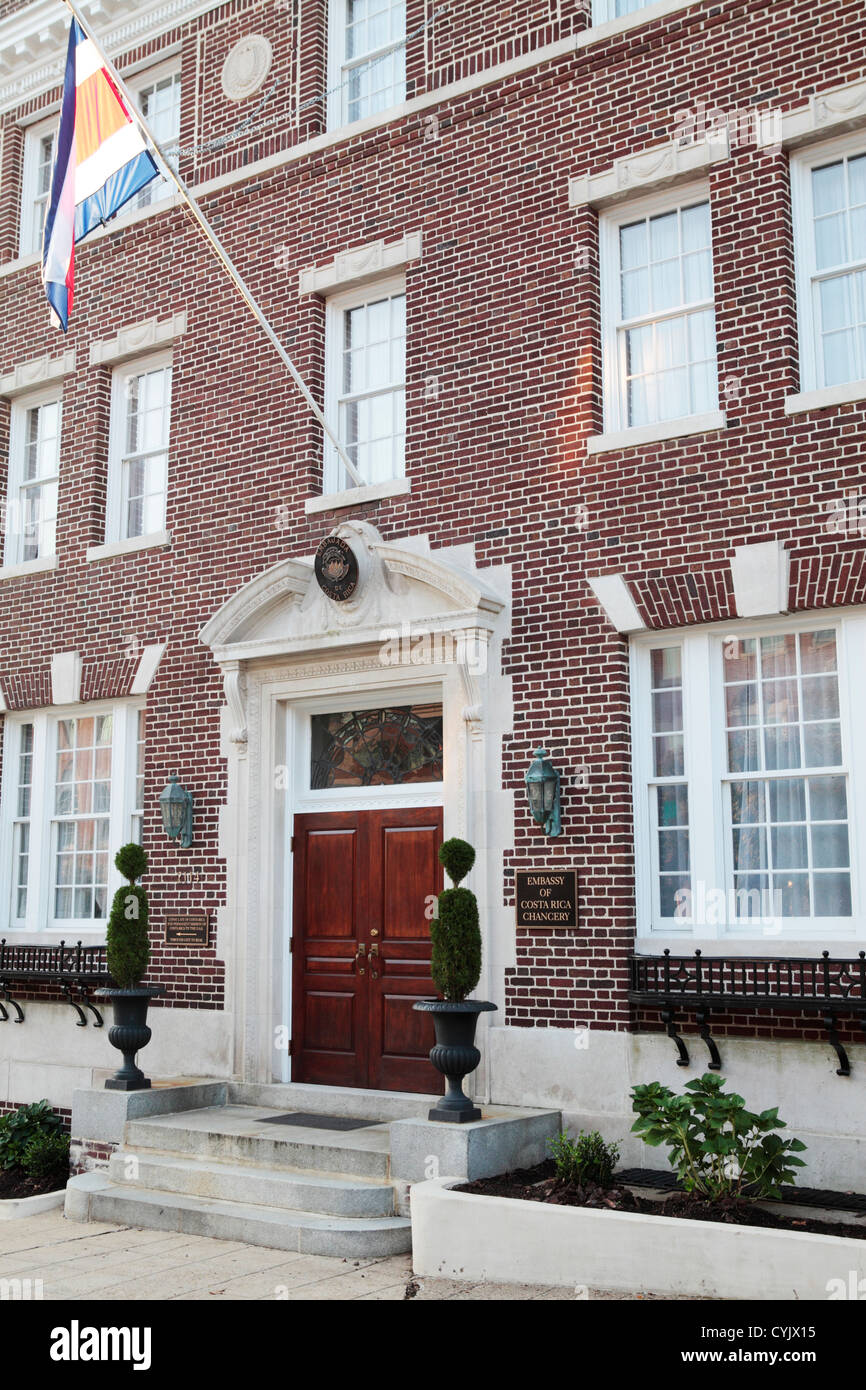 Embassy of Costa Rica, Washington DC, USA Stock Photo - Alamy