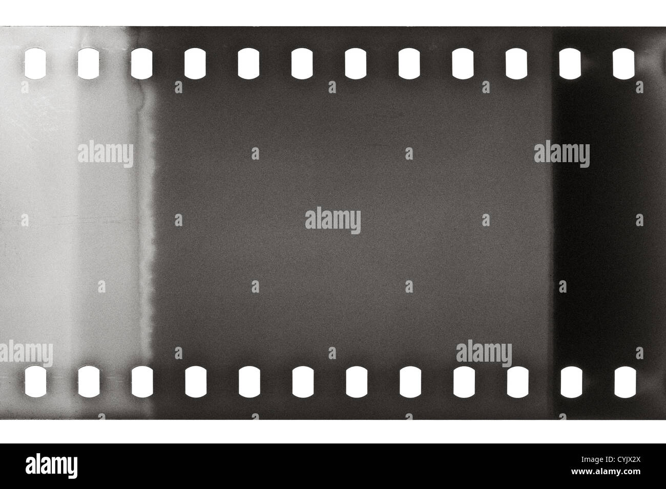 Blank grained film strip texture Stock Photo - Alamy