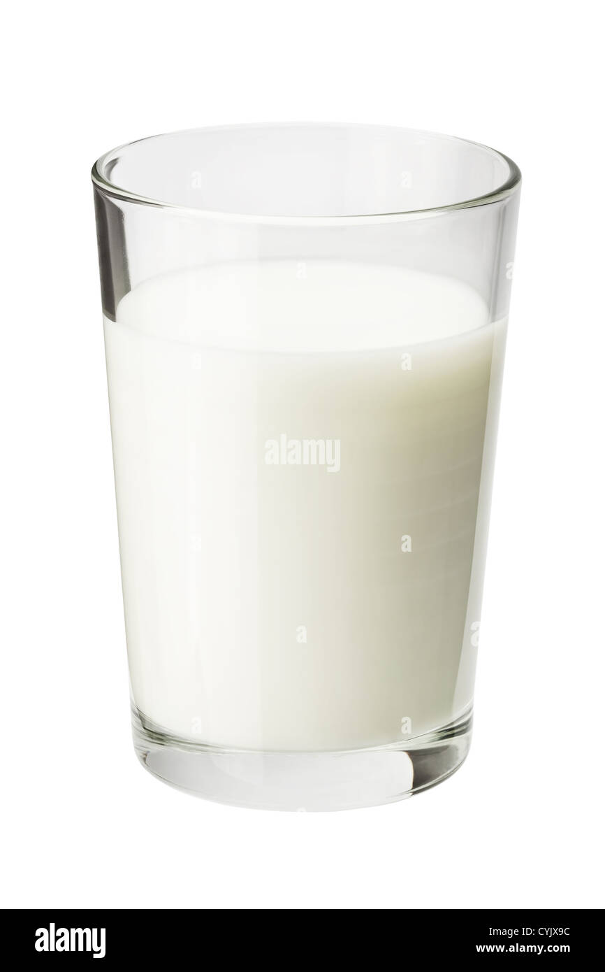 Transparent glass of milk hi-res stock photography and images - Alamy