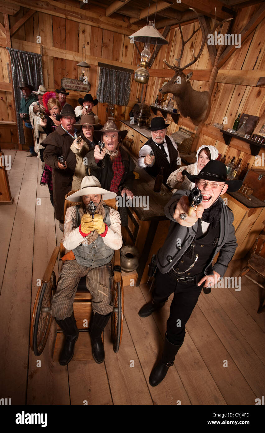 Old west saloon hi-res stock photography and images - Alamy
