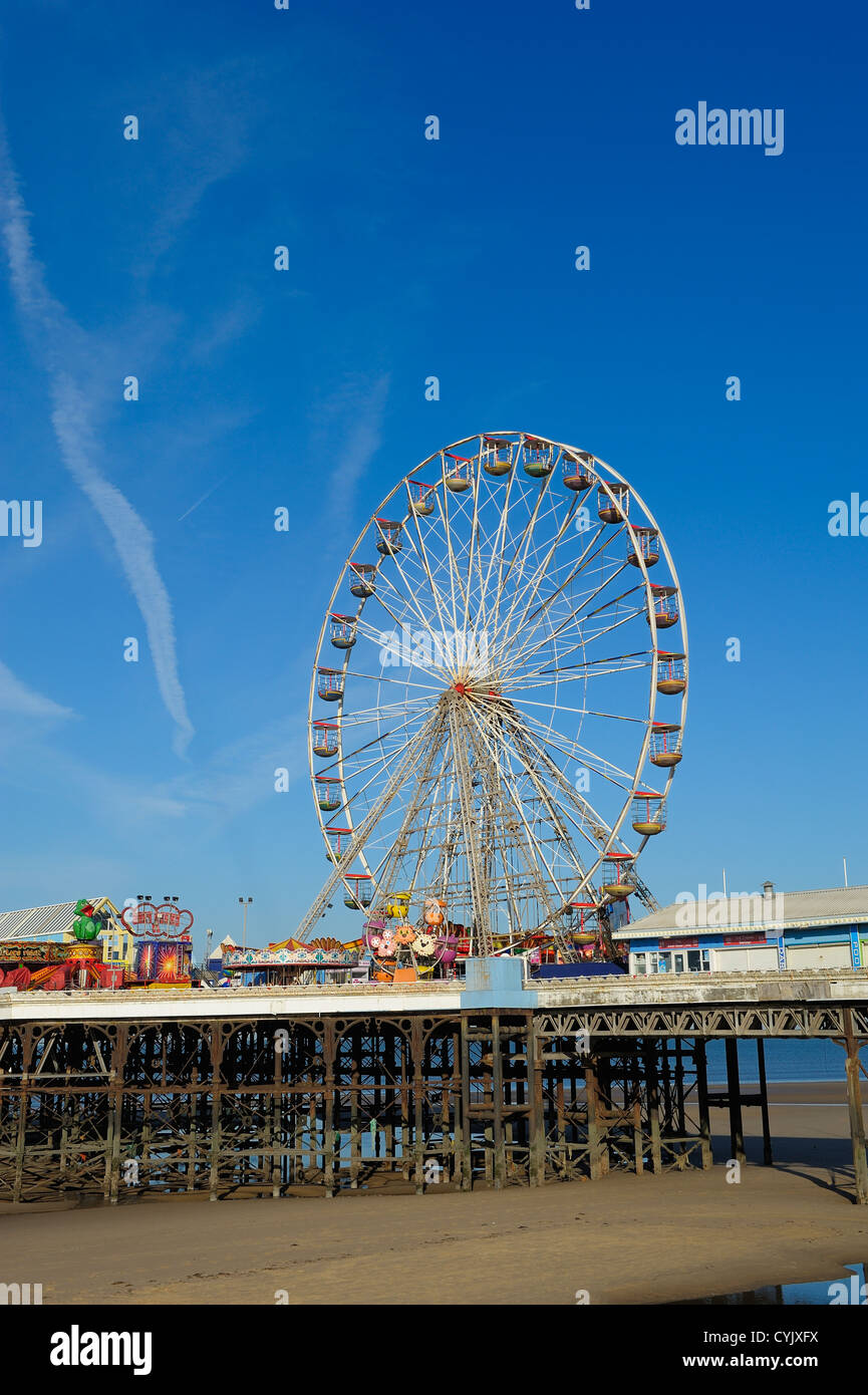 Blackpool central pier big wheel hi-res stock photography and images ...