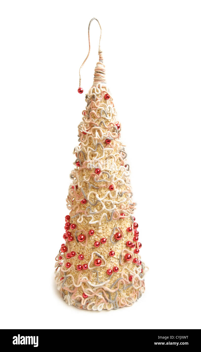 Homemade decorative Christmas tree of handwork Stock Photo - Alamy