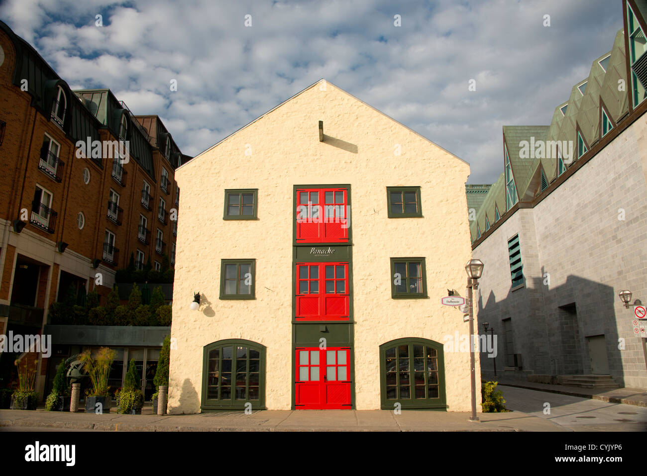 Canada, Quebec, Quebec City. Historic Lower Town (Basse Ville). Panache ...