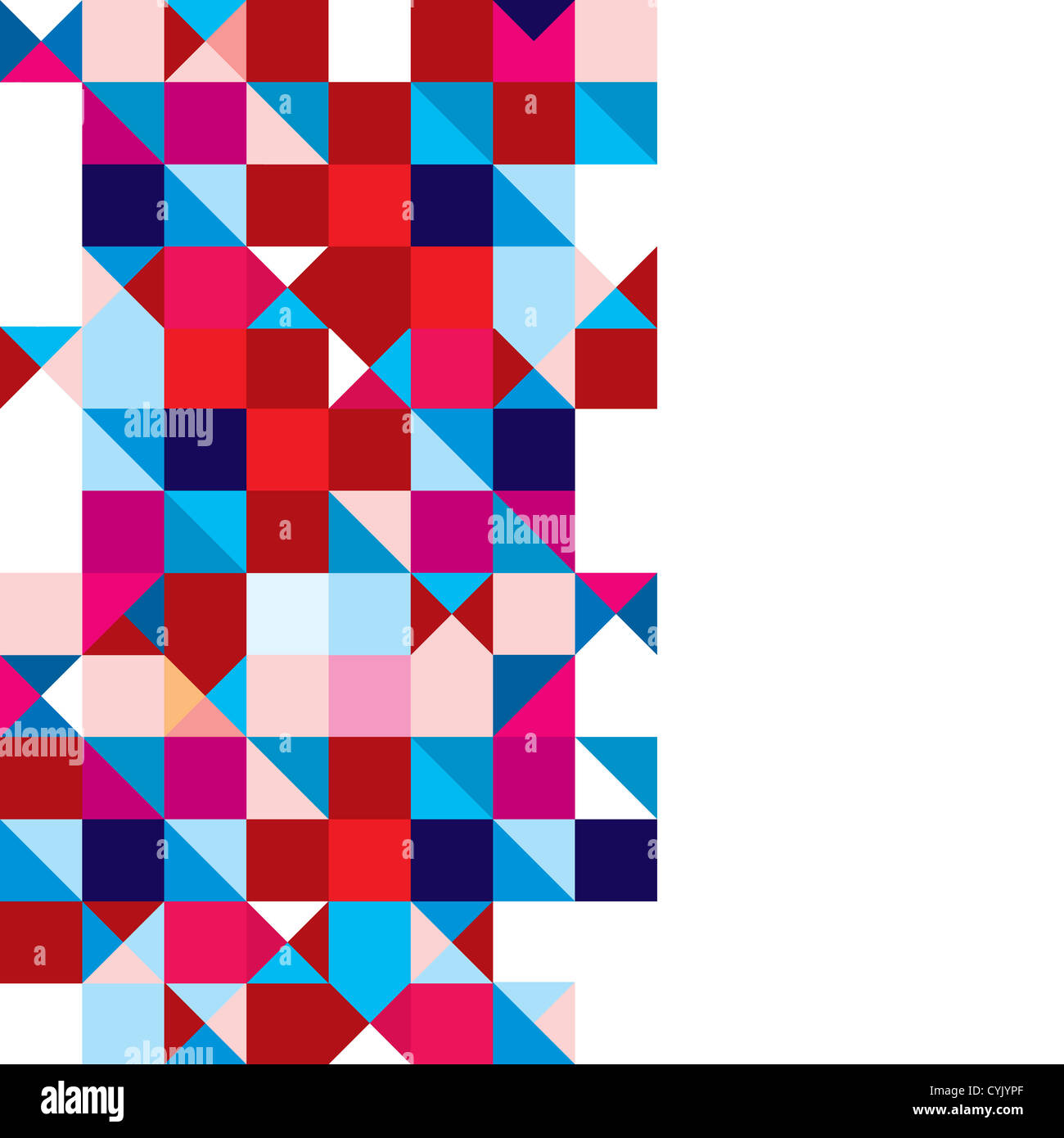 Square abstract background with triangle element and copyspace Stock ...