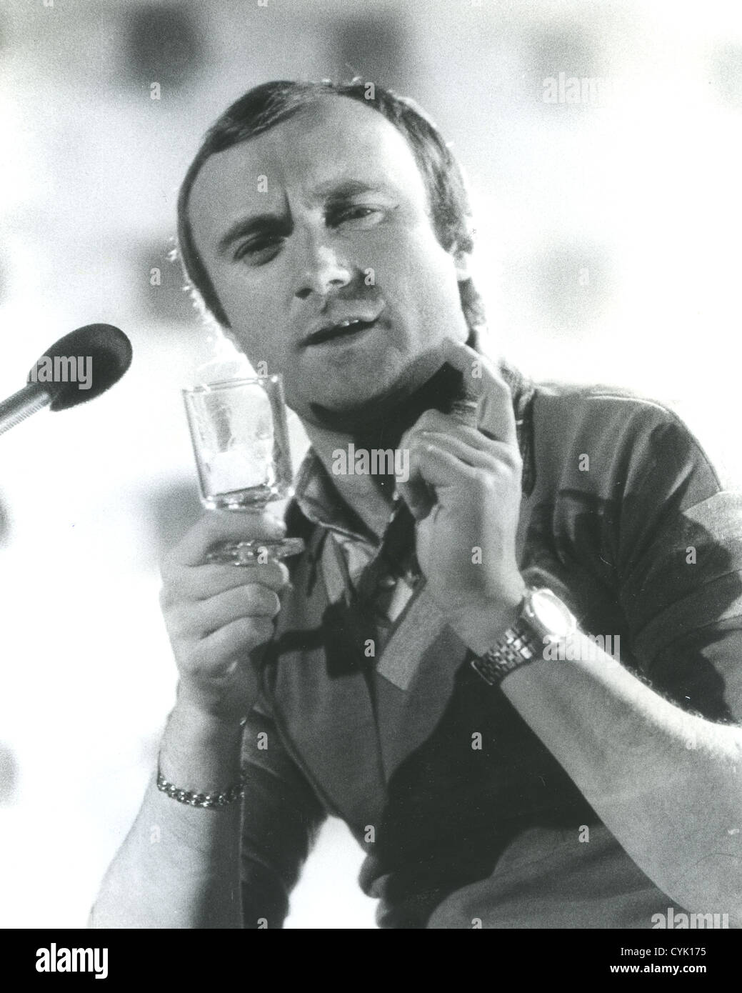 PHIL COLLINS UK rock musician about 1998. Photo Laurens van Houten ...