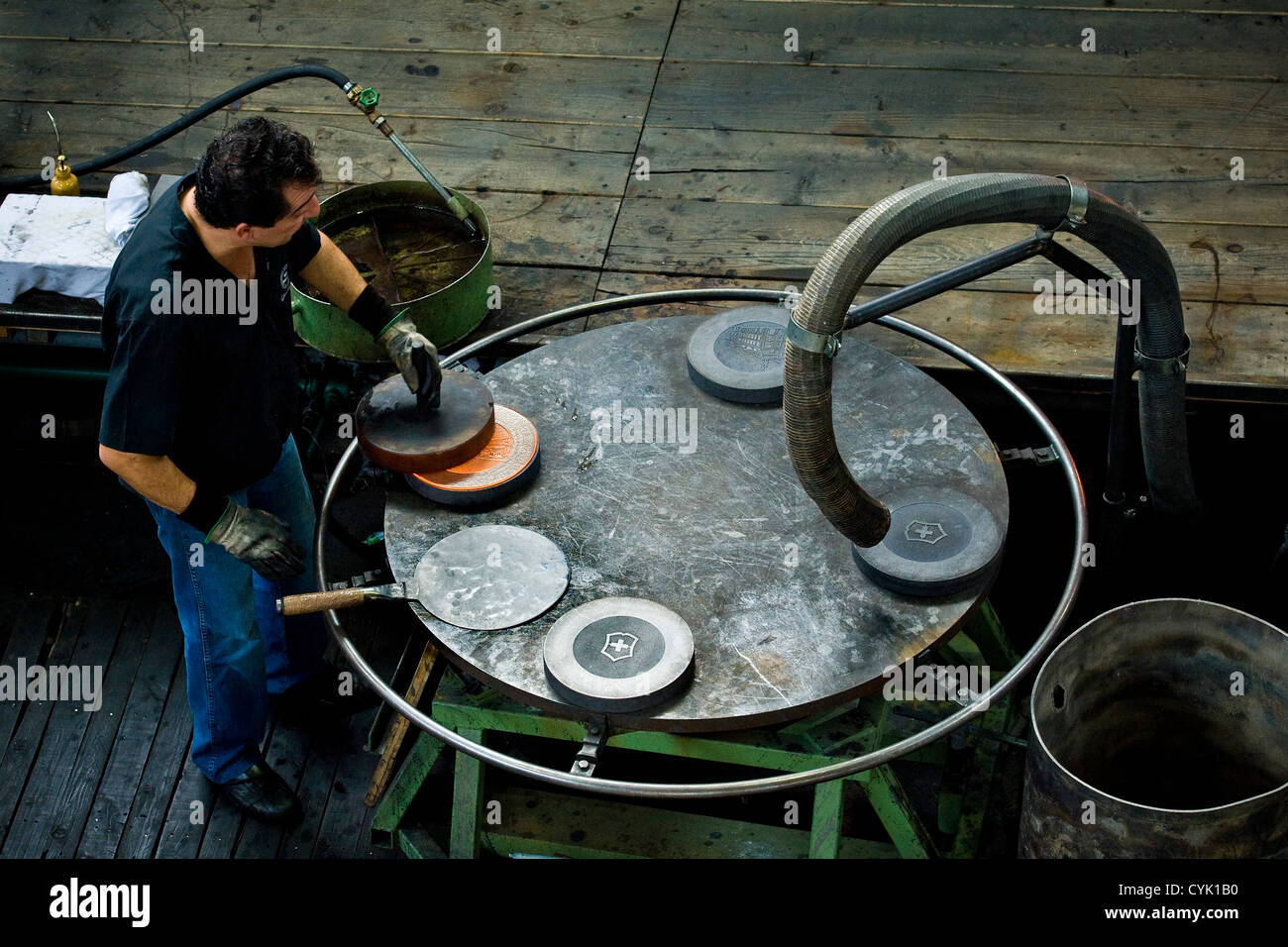 Switzerland, Canton Nidwalden, Hergiswil, Glasi glassware Stock Photo ...