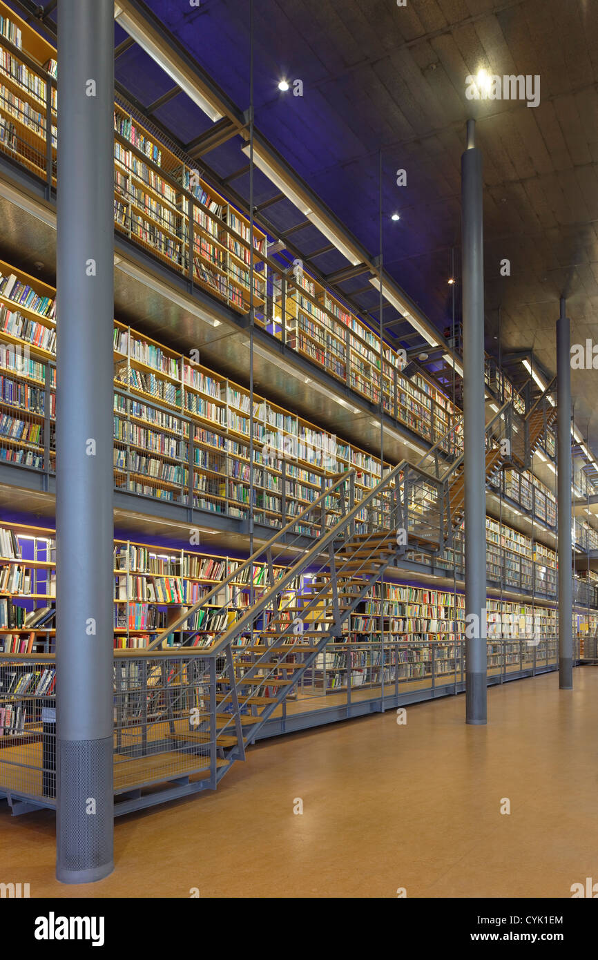 TU Delft Library, Delft, Netherlands. Architect: Mecanoo Architecten ...