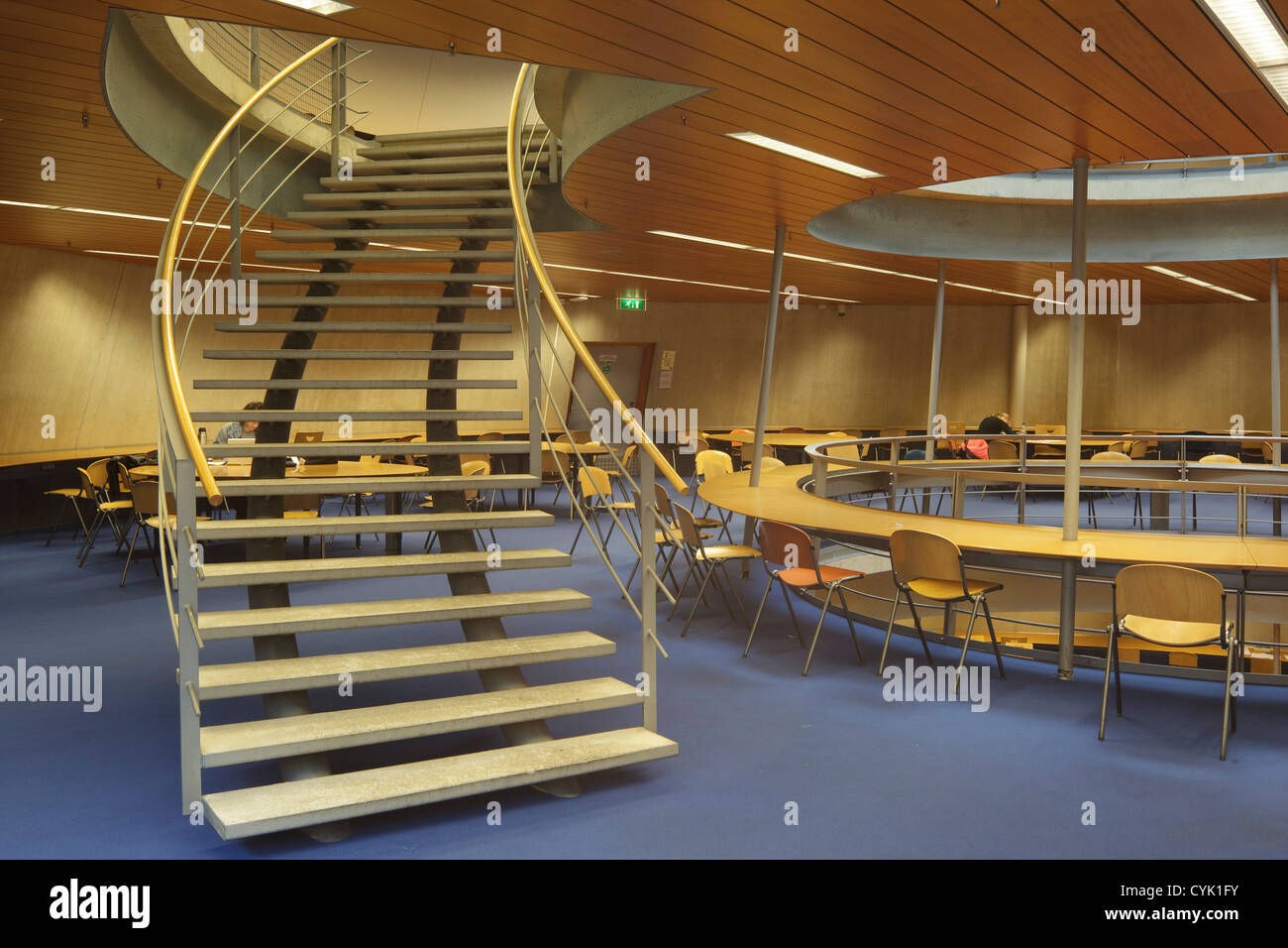 TU Delft Library, Delft, Netherlands. Architect: Mecanoo Architecten ...