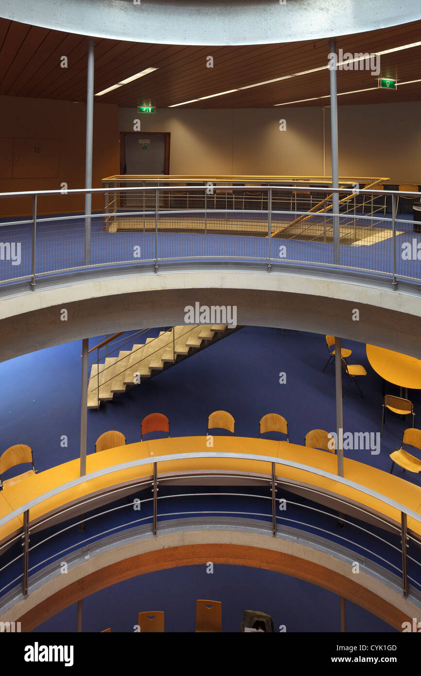 TU Delft Library, Delft, Netherlands. Architect: Mecanoo Architecten ...