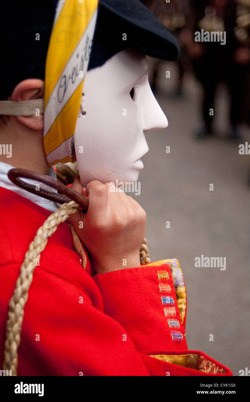 The Issohadore of the Mamuthones mask,carnival of Mamoiada,Barbagia ...