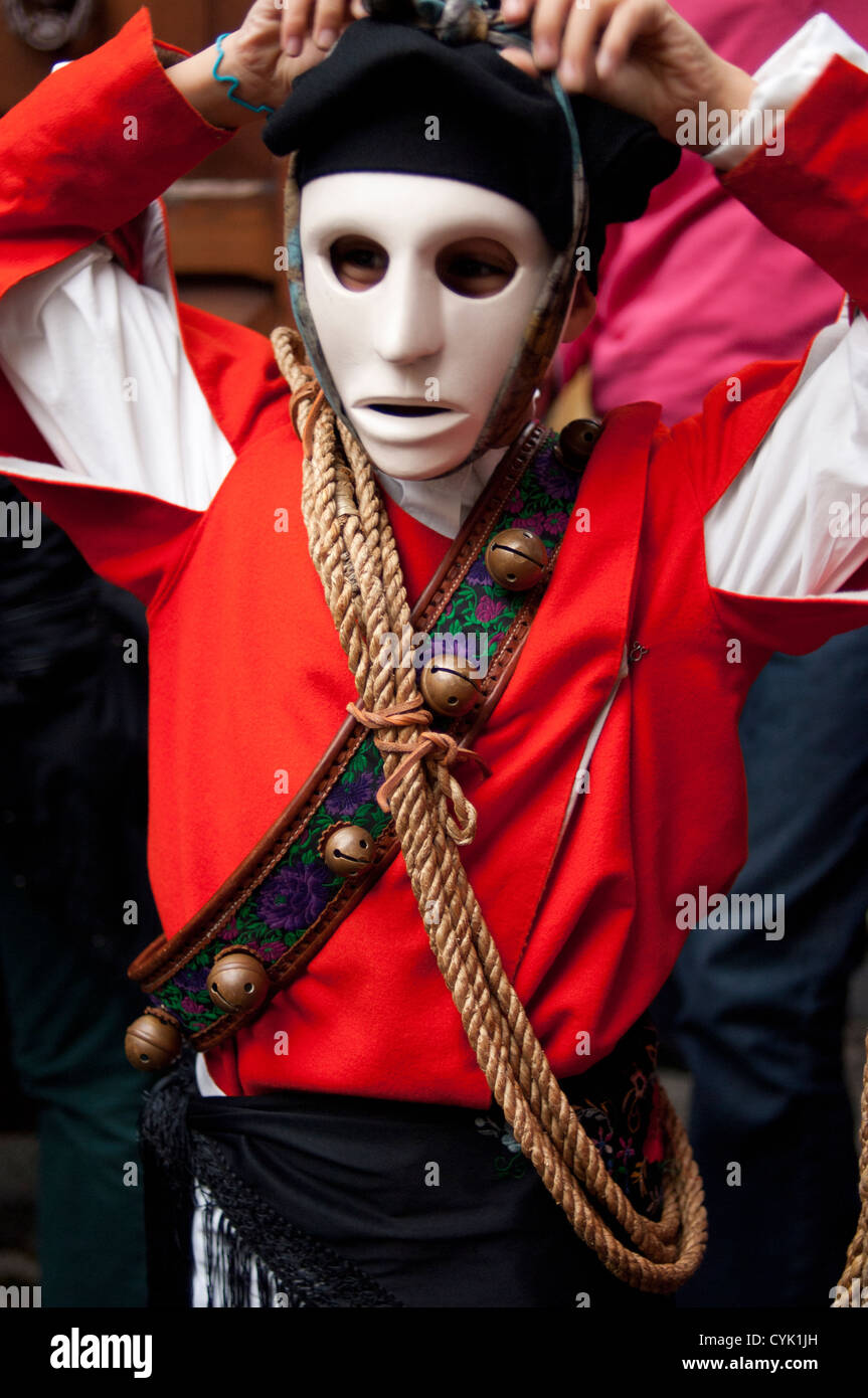 The Issohadore of the Mamuthones mask,carnival of Mamoiada,Barbagia ...