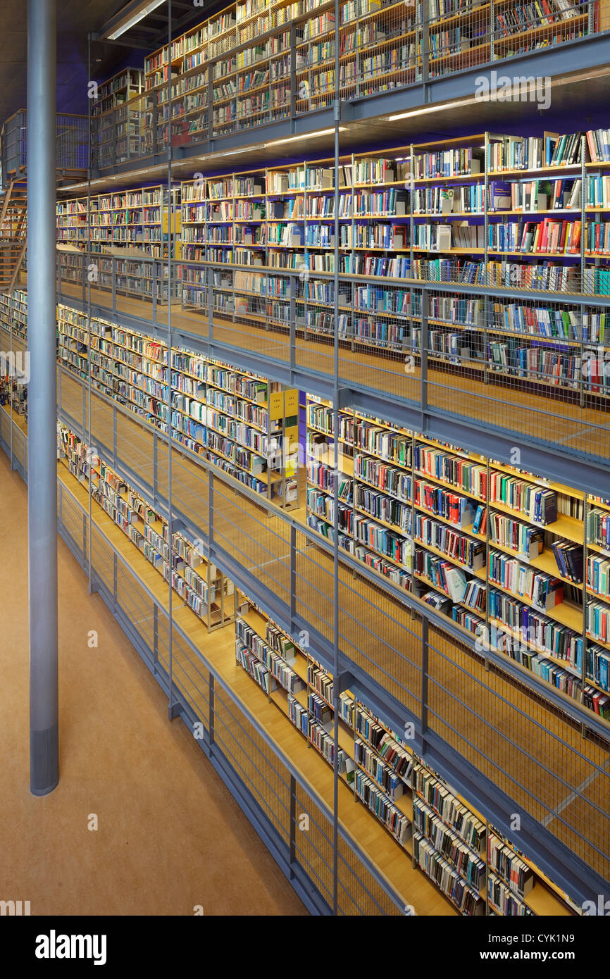 TU Delft Library, Delft, Netherlands. Architect: Mecanoo Architecten ...