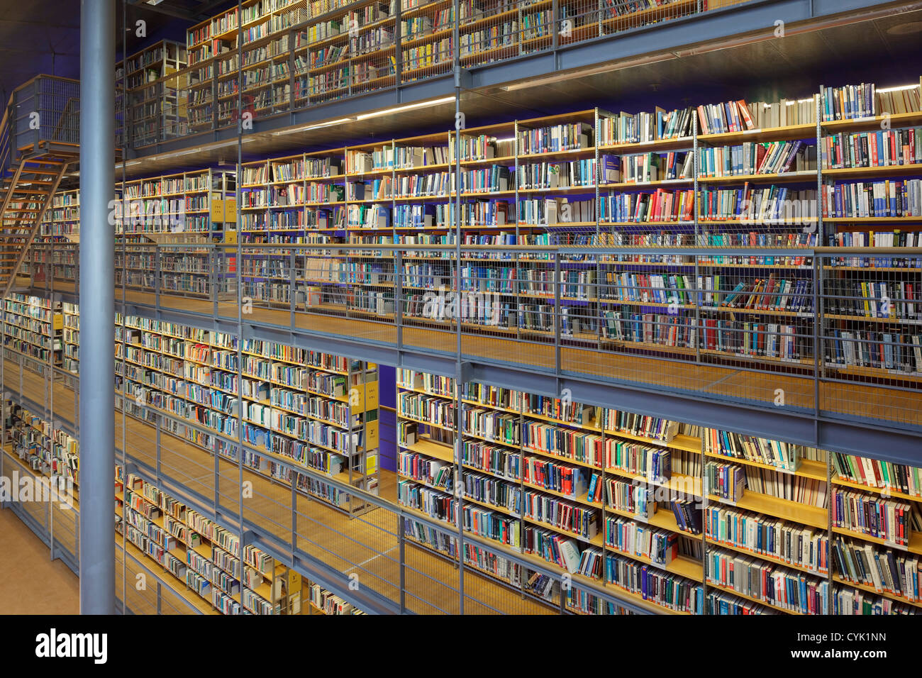 TU Delft Library, Delft, Netherlands. Architect: Mecanoo Architecten ...