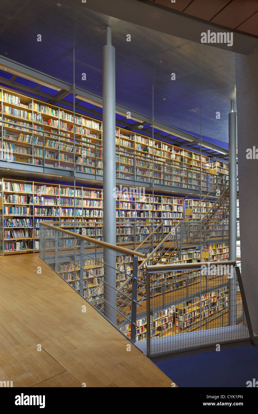 TU Delft Library, Delft, Netherlands. Architect: Mecanoo Architecten ...