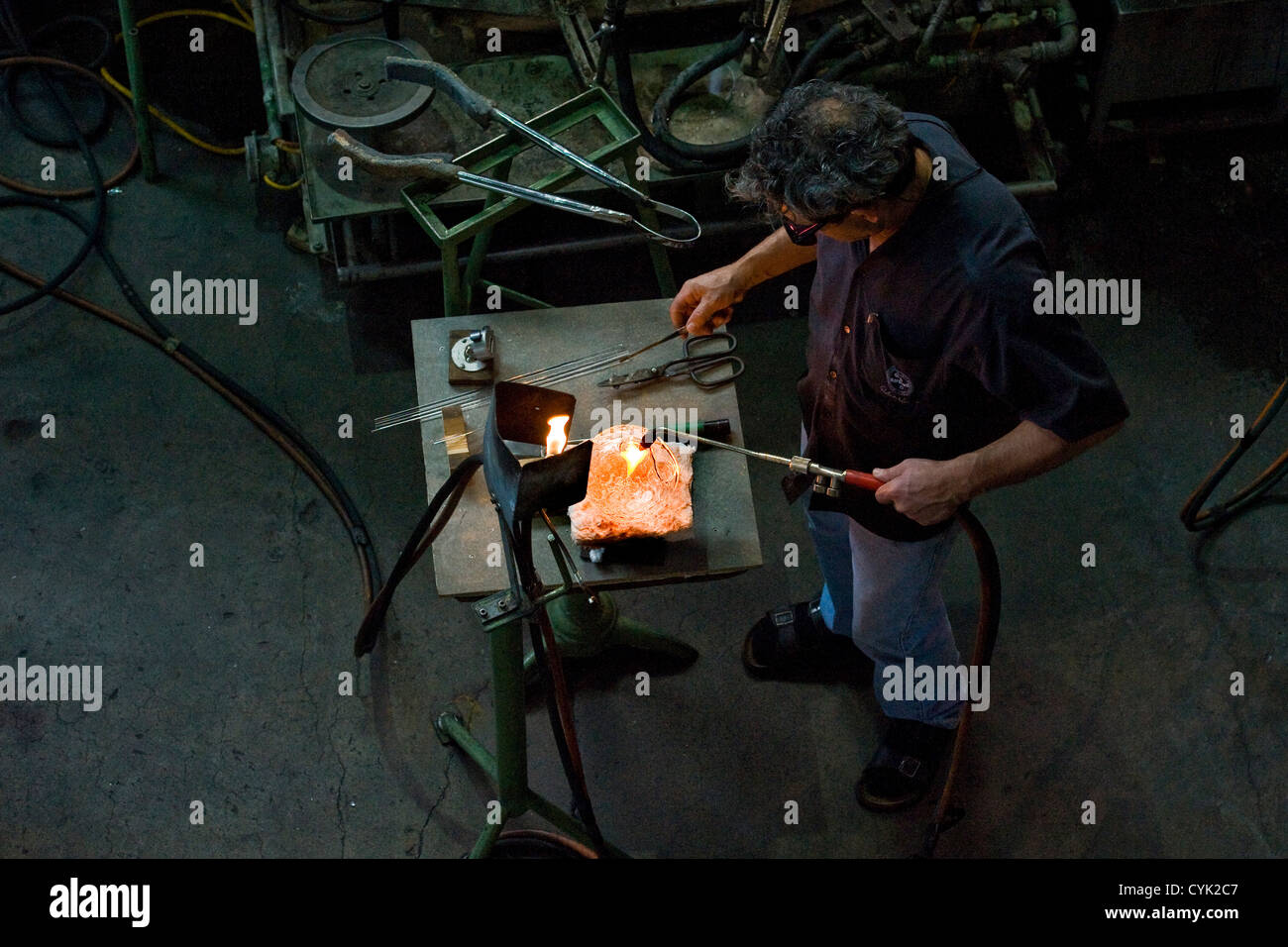 Switzerland, Canton Nidwalden, Hergiswil, Glasi glassware Stock Photo ...