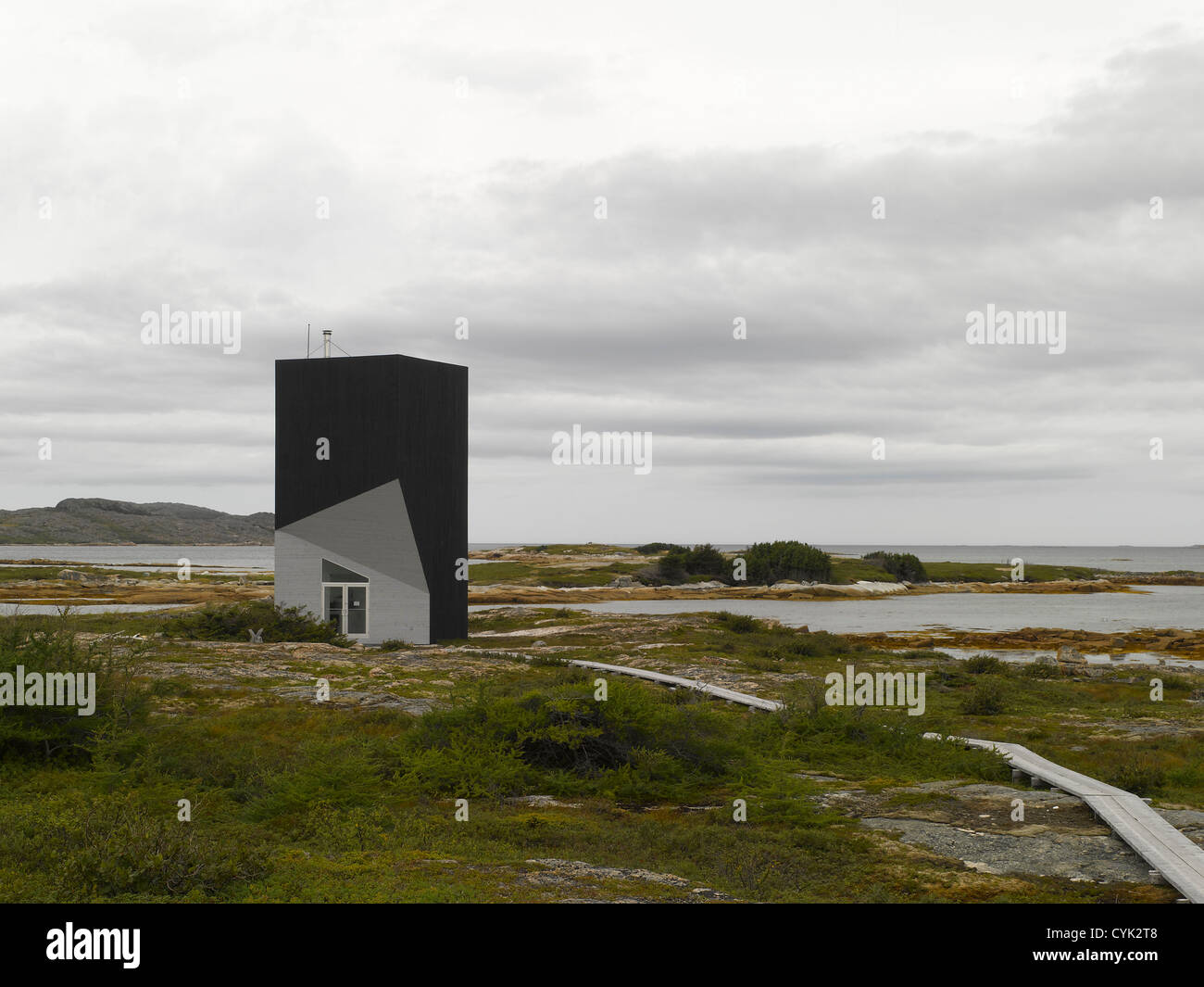 Tower Studio, Fogo Island, Canada. Architect: Todd Saunders, 2011. View ...