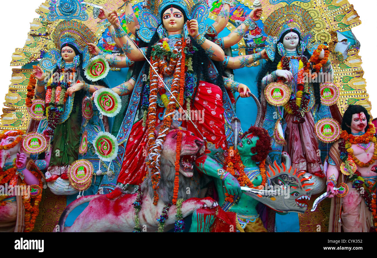 Durga puja festival Stock Photo - Alamy