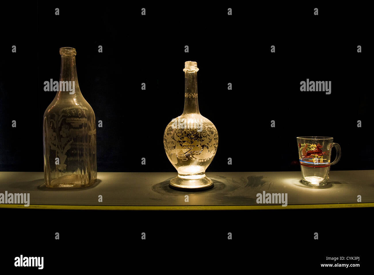 Switzerland, Canton Nidwalden, Hergiswil, Glasi glassware, Outlet shop ...