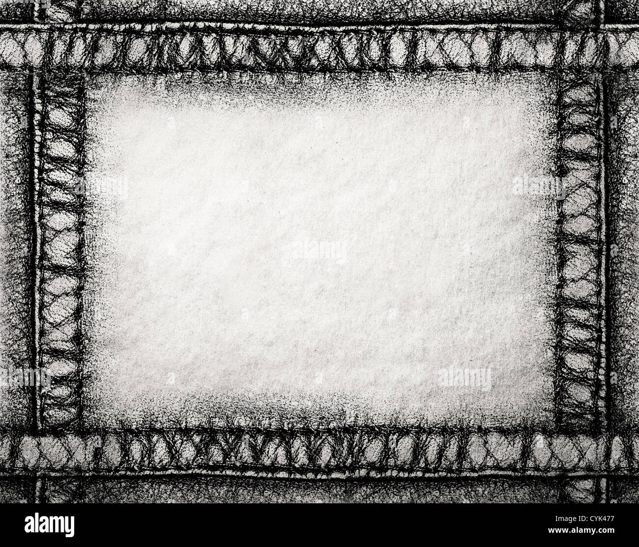 designed grunge background with leather borders Stock Photo - Alamy