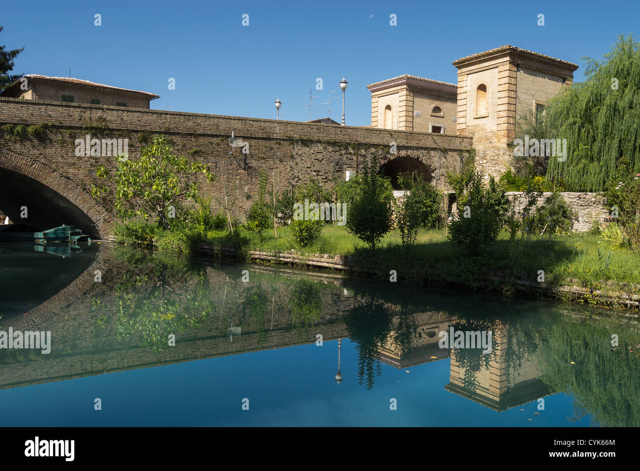 Ancient Bridge of Bevagna, Italy Stock Photo - Alamy