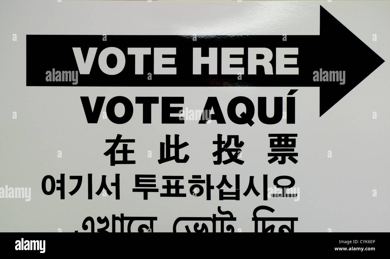 Vote aqui sign arrow sign hi-res stock photography and images - Alamy