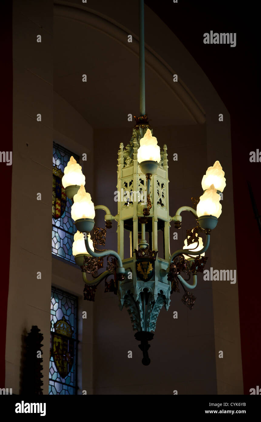 Ornamental light in Edinburgh Castle, Scotland Stock Photo - Alamy