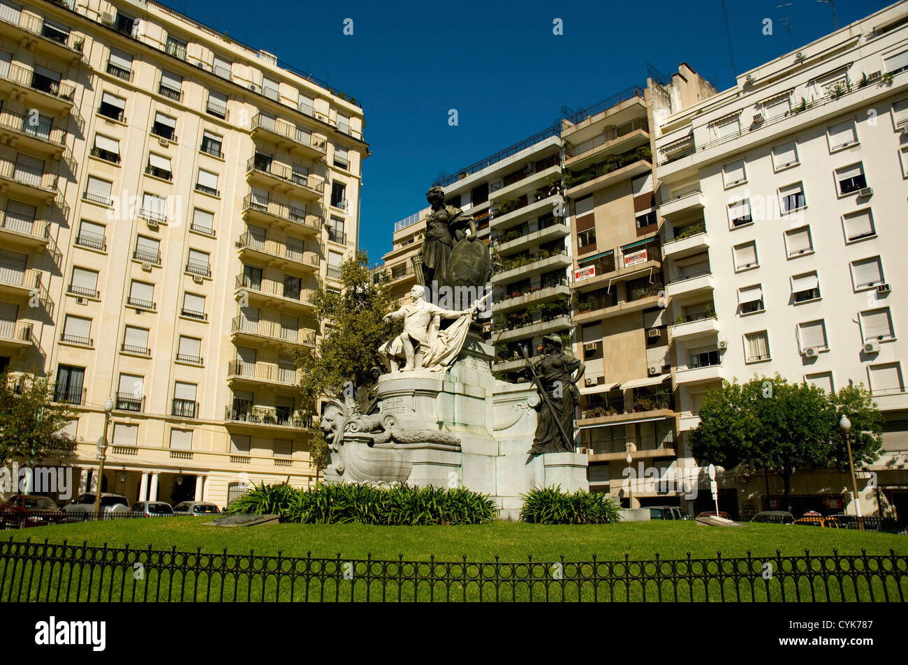 Argentina. Buenos Aires. Recoleta. Avenida Alvear. Apartment building ...