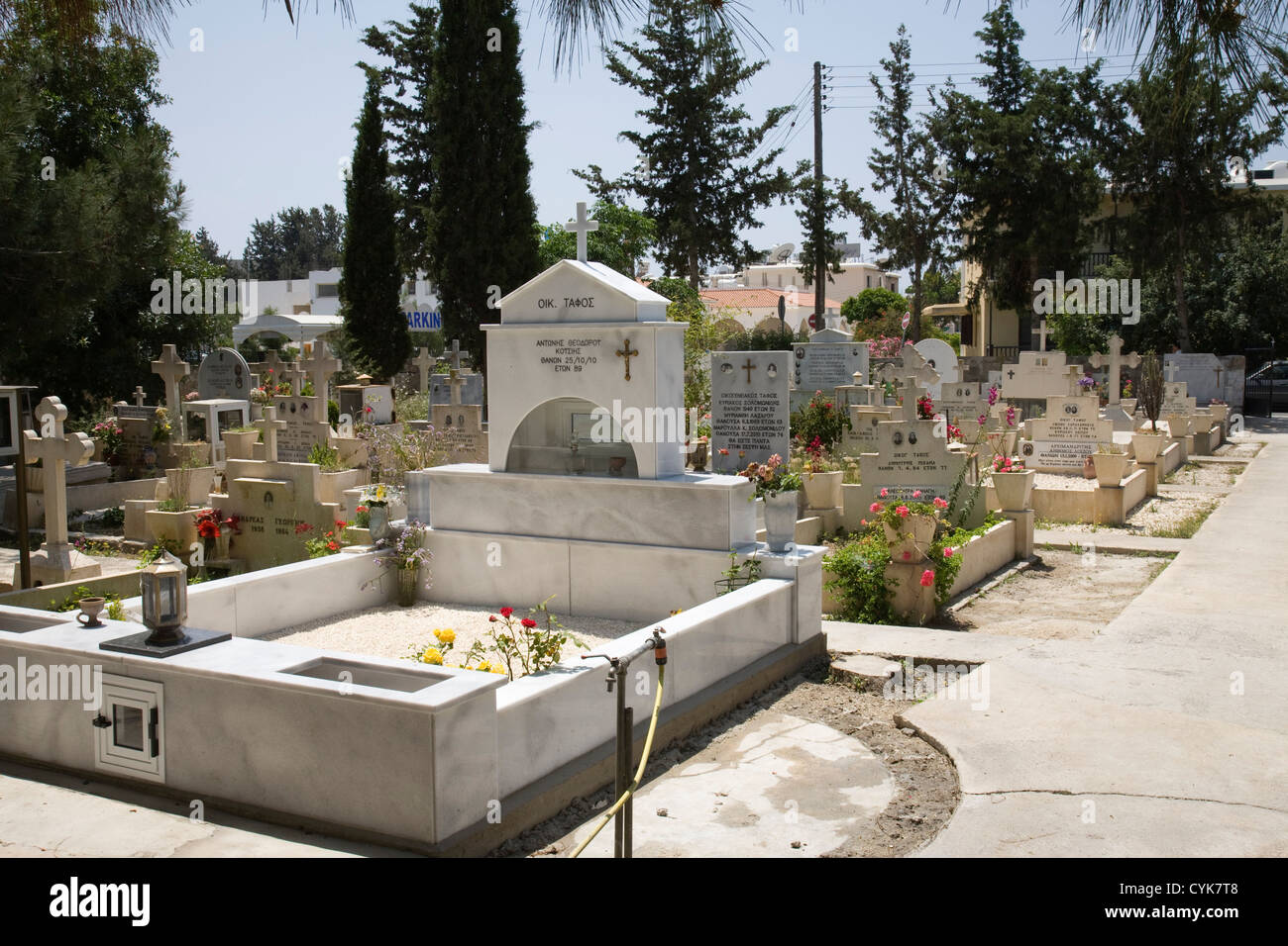 Kato Paphos cemetery, Cyprus Stock Photo - Alamy