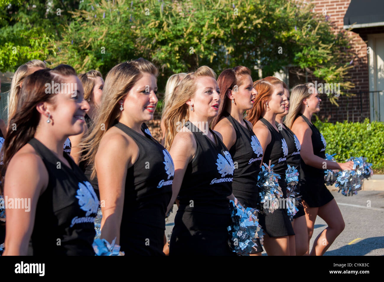 College Football Pep Rally Stock Photo - Alamy
