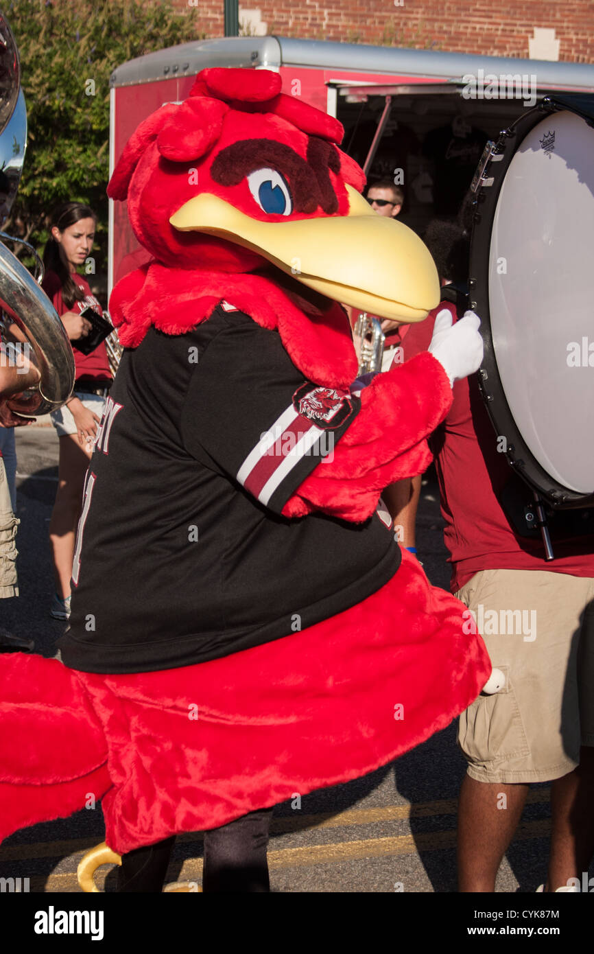 College Football Pep Rally Stock Photo - Alamy