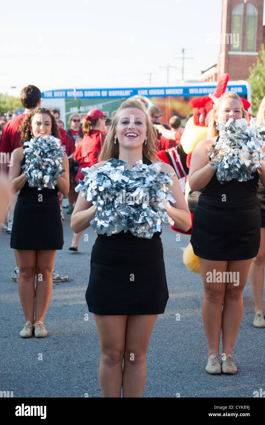 College Football Pep Rally Stock Photo - Alamy