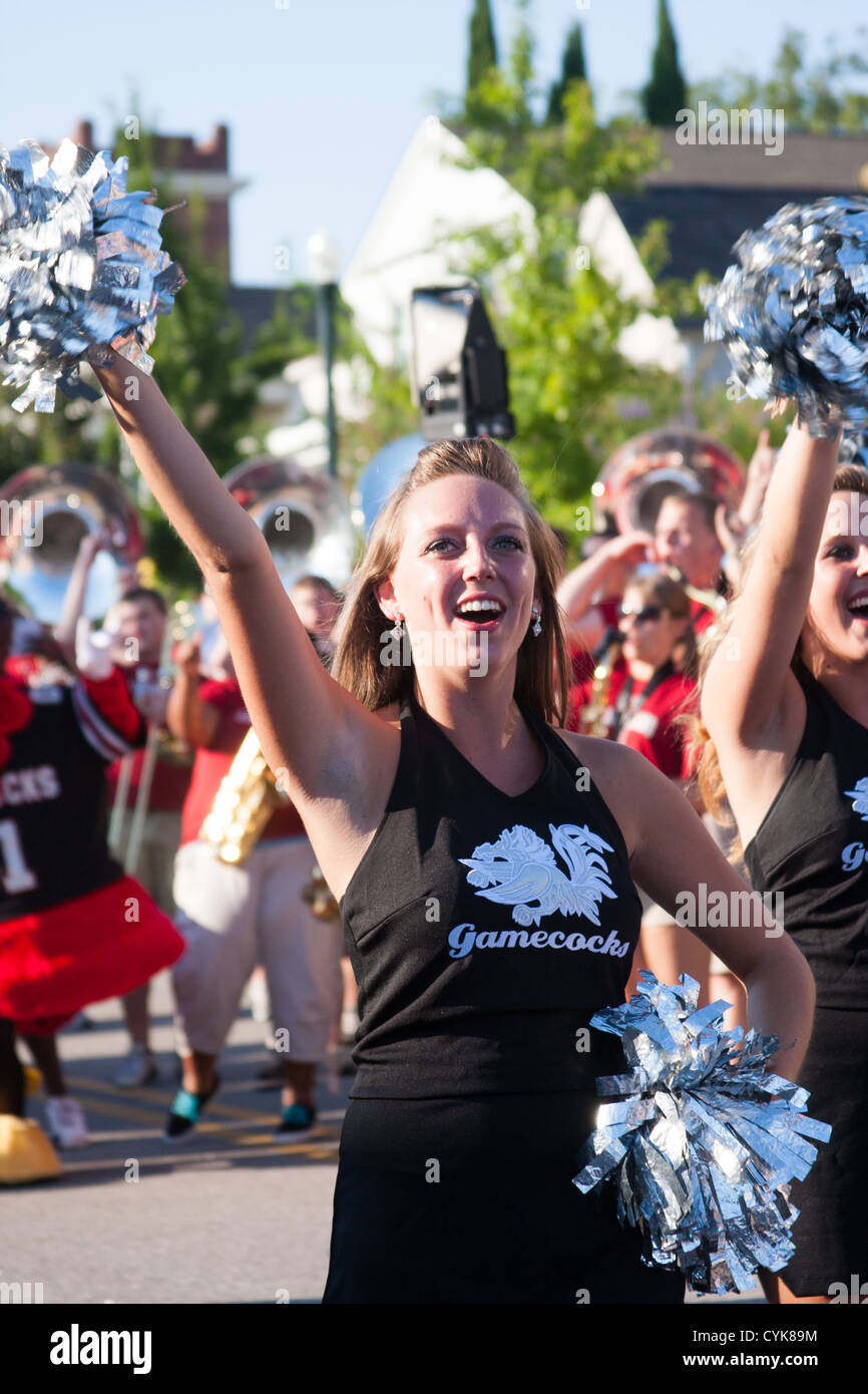 College Football Pep Rally Stock Photo - Alamy
