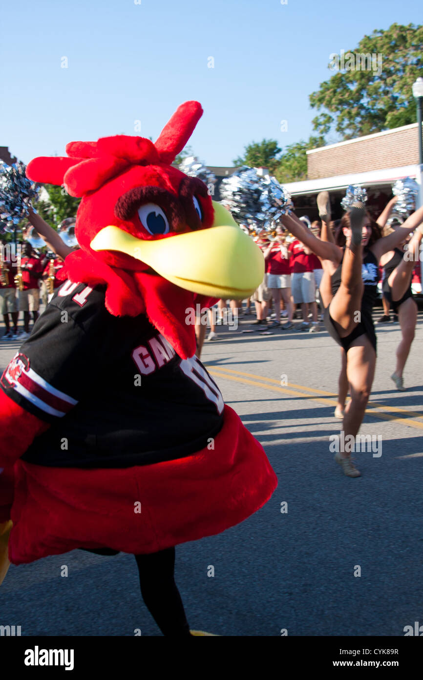 College Football Pep Rally Stock Photo - Alamy