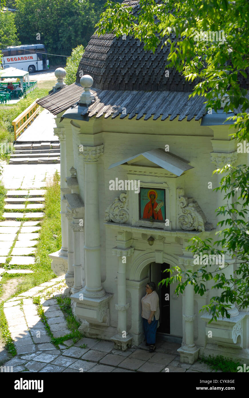 Small shrine with well of holy water Stock Photo - Alamy
