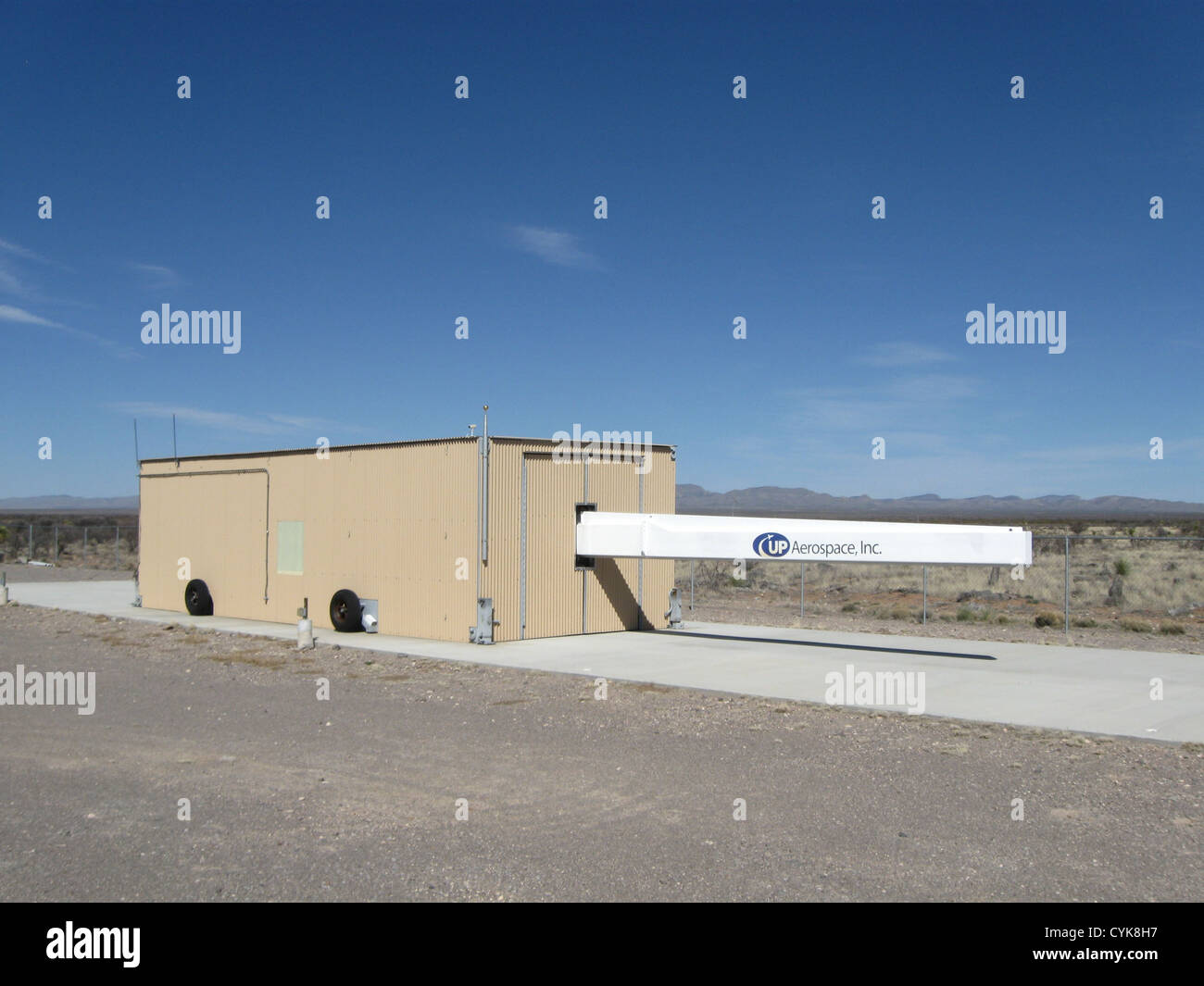 The vertical launch area of UP Aerospace, Inc. at Spaceport America ...