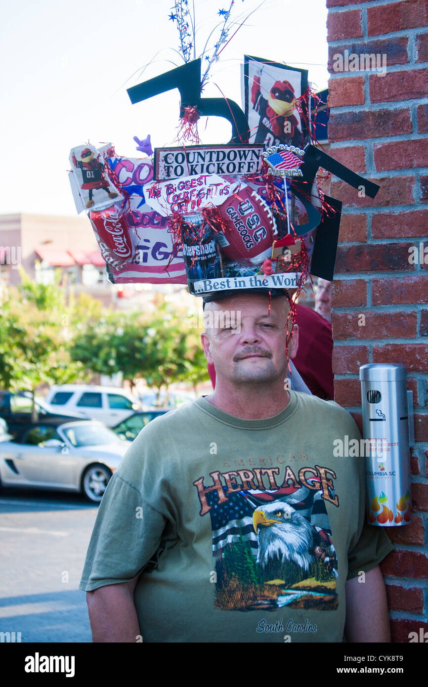 College Football Pep Rally Stock Photo - Alamy