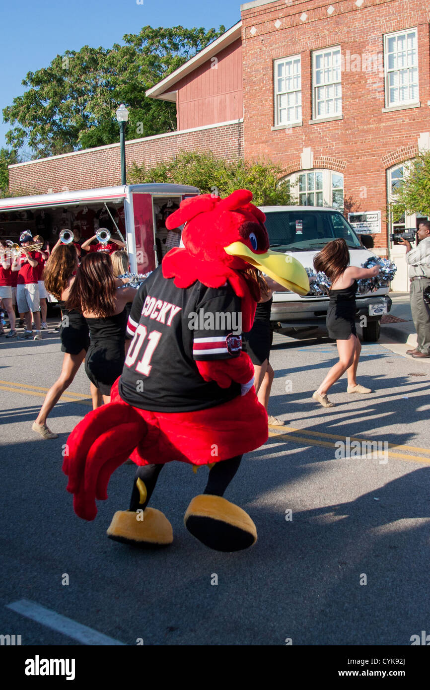 College Football Pep Rally Stock Photo - Alamy