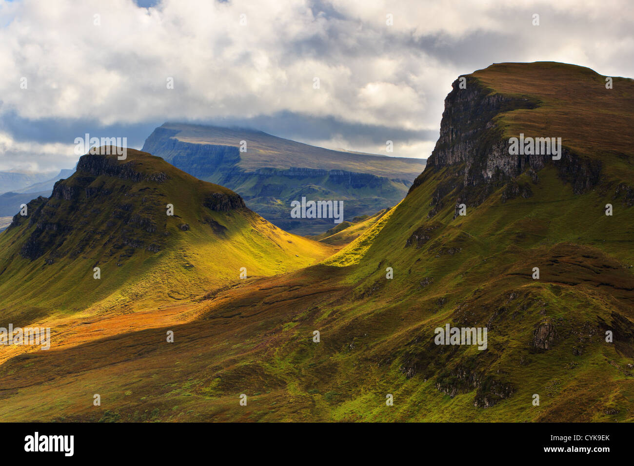 Quiraing mountains in the north of Skye Stock Photo - Alamy