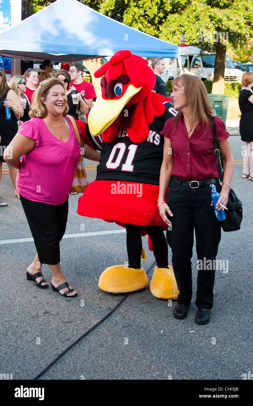 College Football Pep Rally Stock Photo - Alamy