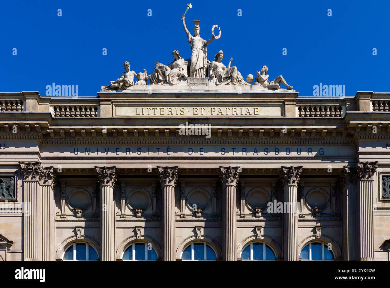 Palais Universitaire University building Strasbourg Alsace France Stock ...