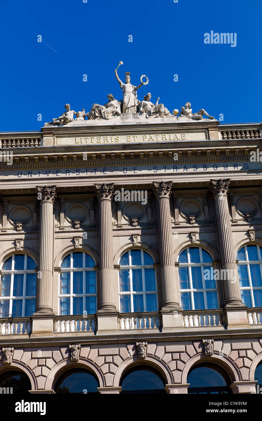Palais Universitaire University building Strasbourg Alsace France Stock ...