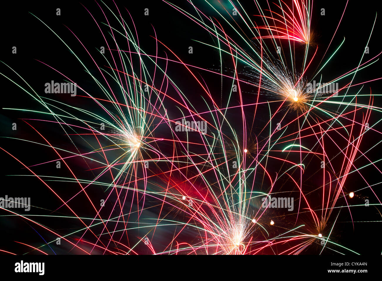 Bonfire Night firework display in stoke park, Guildford, Surrey on 5th ...