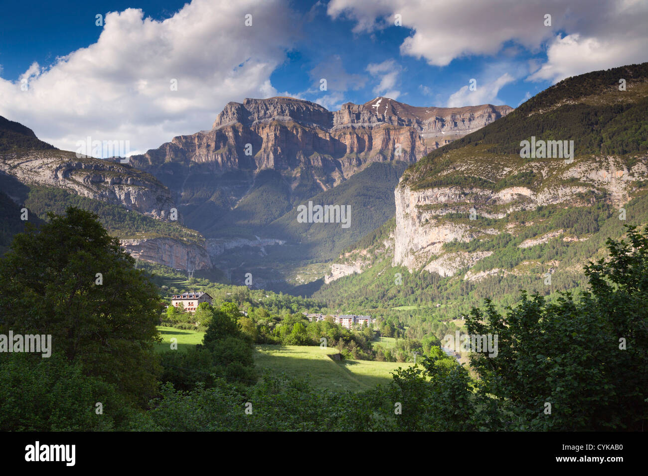 Torla; Ordessa National Park; Pyrenees; Spain; summer Stock Photo - Alamy