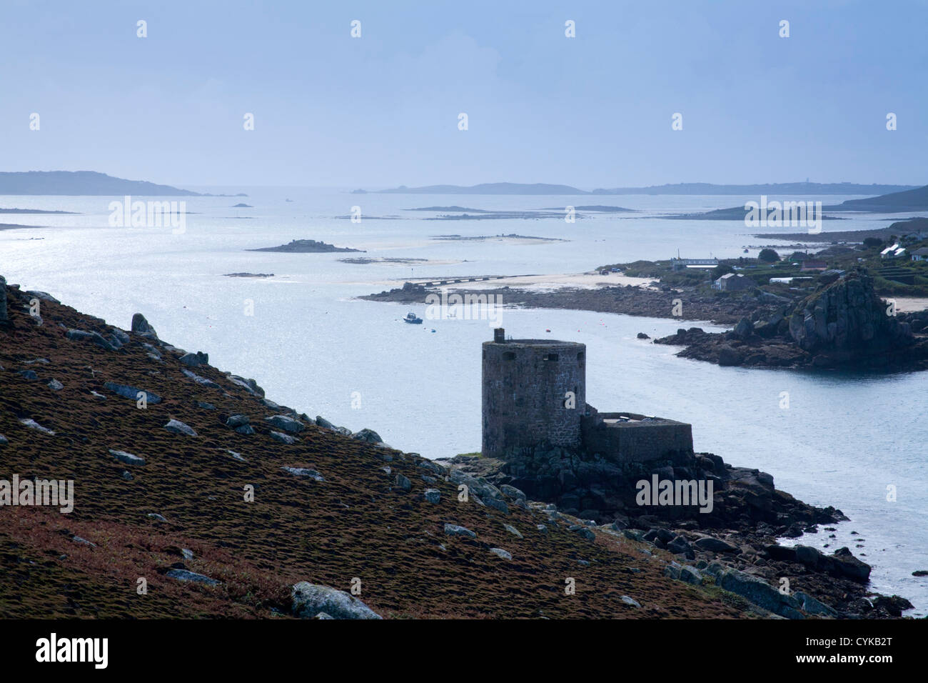 Bryher tresco cromwells castle hi-res stock photography and images - Alamy